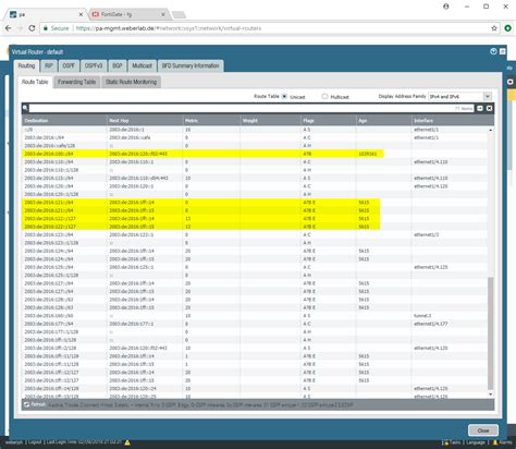 Basic Mp Bgp Lab Palo 14 More Runtime Stats V6 Routes