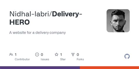 Github Nidhal Labridelivery Hero A Website For A Delivery Company