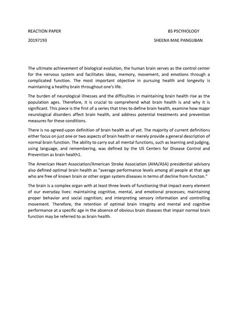 Reaction Paper Introduction To Literature Reaction Paper Bs