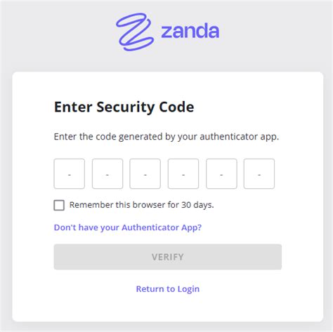 Activating Two Factor Authentication