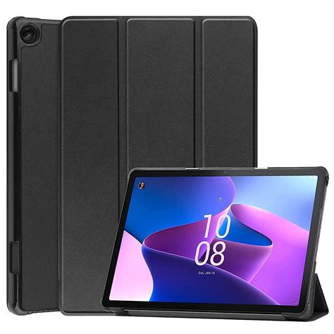 Proelite Sleek Smart Flip Case Cover For Lenovo Tab M Fhd Rd Gen Inch Black Amazon In