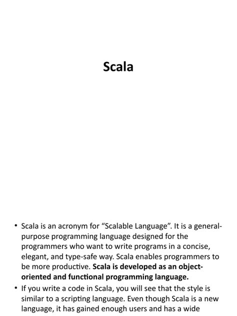 Scala Pdf Scala Programming Language Apache Spark