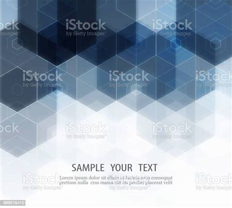 벡터 추상적인 기하학적 배경입니다 템플릿 브로셔 디자인입니다 파란색 육각형 모양 Eps10 0명에 대한 스톡 벡터 아트 및 기타 이미지 Istock