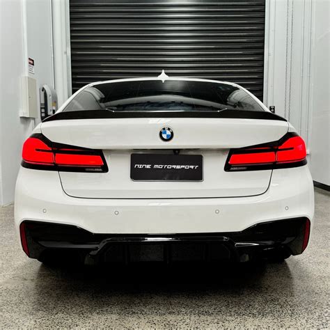 Bmw 5 Series G30 Pre Lci Rear Diffuser Dual Exit 17 20