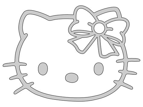 Hello Kitty Pumpkin Carving Patterns Printable