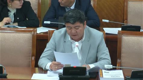 УИХ ын гишүүн Ц Сандаг Очир Монгол Улсын 2023 оны төсвийн тухай хуулийн төсөлтэй хамт өргөн