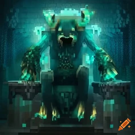 Warden Colouring Minecraft