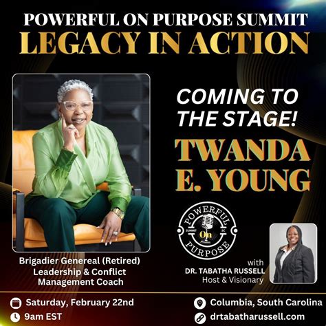 Excited To Sharei Will Be Taking The Stage Twanda Tia Young