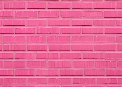Premium Photo Brick Background Pink Colour