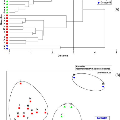 A Euclidean Based Dendrogram Showing Distinct Spatial Patterns In