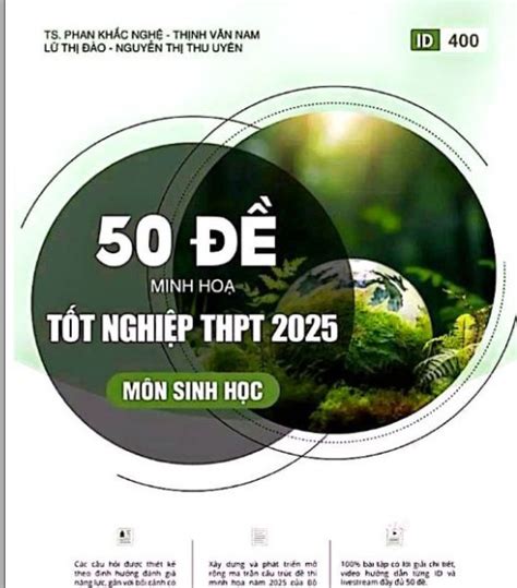 Đề minh hoạ Tốt nghiệp THPT 2025 môn Sinh học - Miễn phí