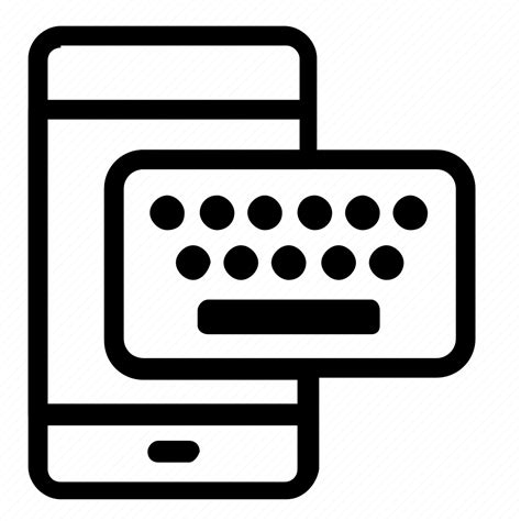 Keyboard Smartphone Icon Download On Iconfinder