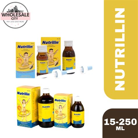 Nutrilin Syrup Vitamins And Food Supplements Shopee Philippines