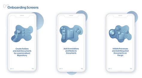 omnidocs document management app on behance