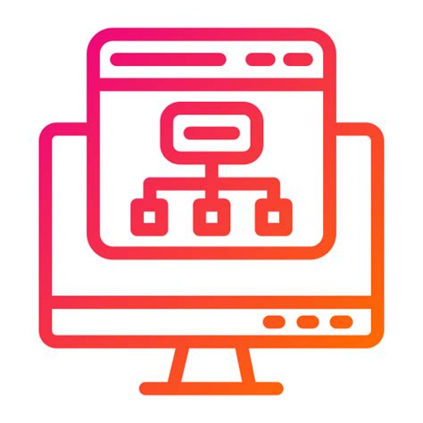 Flowchart Generic Gradient Outline Icon