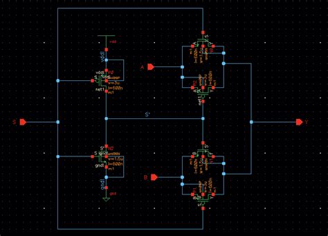 Solved Ive Created A 2 1 ﻿mux Schematic In Cadence Using