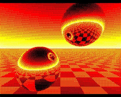 bbc basic raytracer in 432 characters r programming