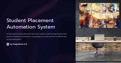 Student Placement Automation System