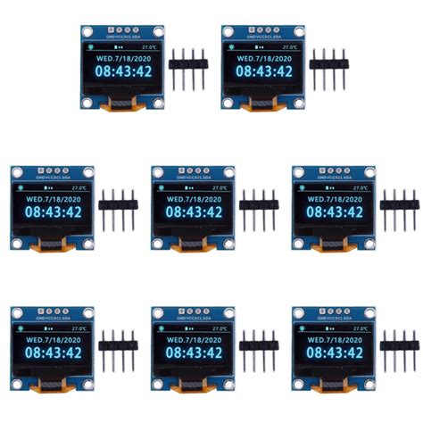 Módulo Oled 0 96 Pulgadas 4 Pines Iic 128x64 Ssd1315 Unidad Para Dislay Azul Bodega Aurrera