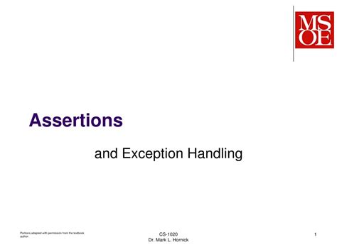 Ppt Assertions Powerpoint Presentation Free Download Id9184709