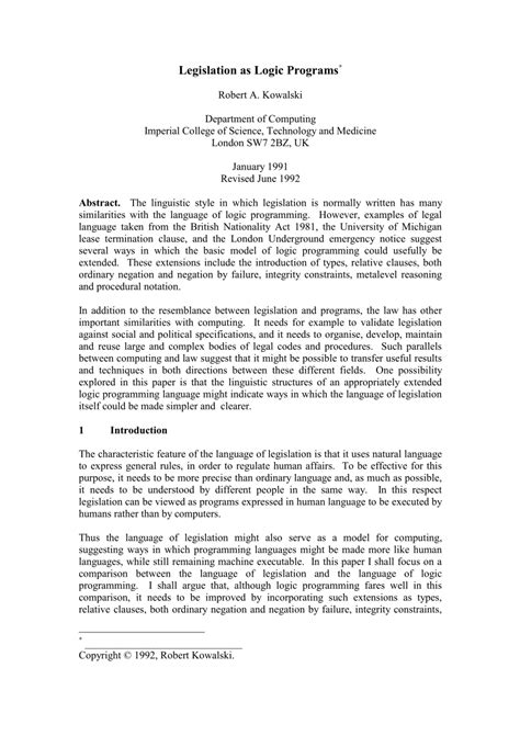 pdf legislation as logic programs