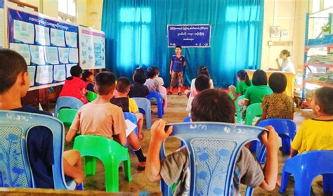 ပိုင်ကျုံမြို့ လူထုအခြေပြုဗဟိုဌာန၌ ကျောင်းသားလူငယ်များ ဗလငါးတန်ဖွံ့ဖ