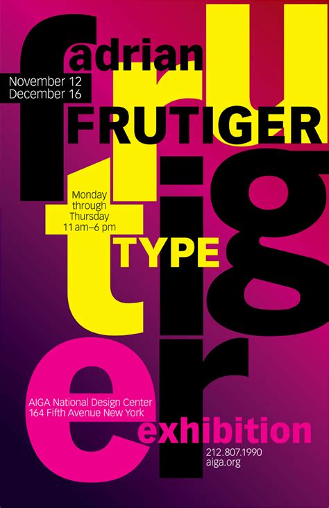 Adrian Frutiger Poster