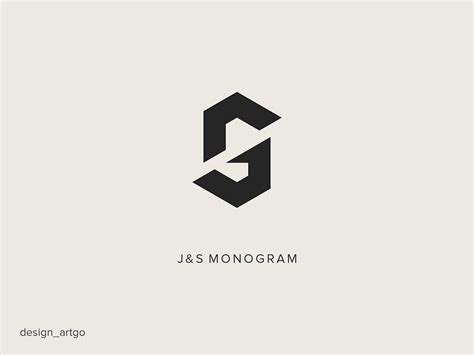 Js Monogram Logo By Design Artgo On Dribbble