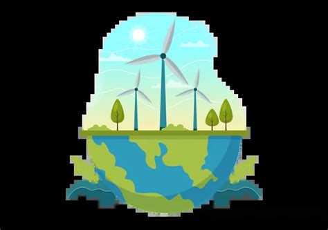 Global Wind Day Illustration Pack 12 Free Download Nature