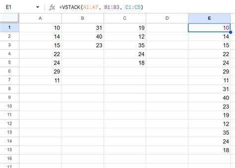 Google Sheets How To Stack Multiple Columns Into One Column