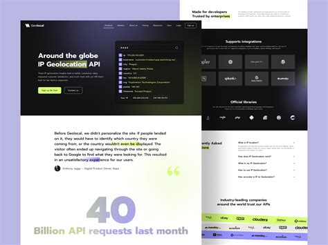 location api website by prokopchuk on dribbble