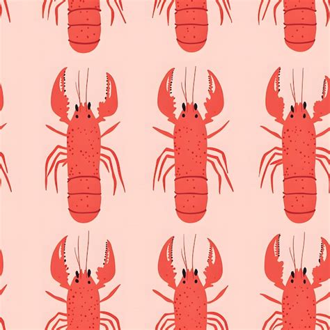 Page 2 4 000 Lobster Tessellation Patterns Pictures