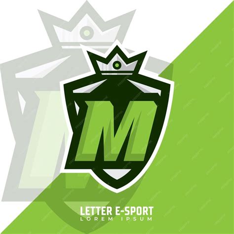 Letter M Logo Gamer Design Initials Esports Logo Design Concept Emblem