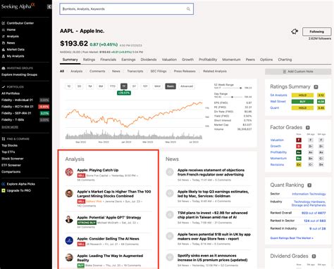 Seeking Alpha Review Free Vs Premium Main Features And Pricing