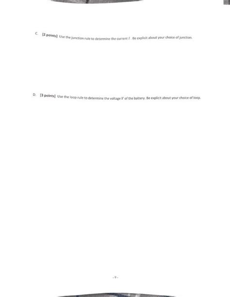 Solved Problem 8 Kirchhoffs Rules 12 Pts The Picture