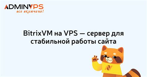 Bitrixvm на Vps — сервер для стабильной работы сайта