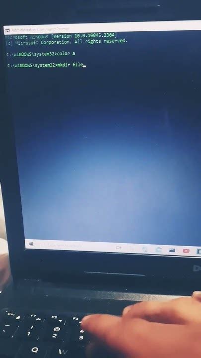 How To Create File Using Command Prompt Coding Youtube