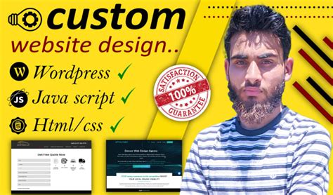 Create Custom Website Design With Html Css Js By Akifwani Fiverr