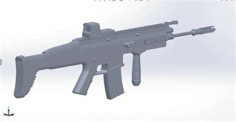 Stl File Eotech Kapsamlı Fn Scar Mk16・3d Printable Model To Download・cults