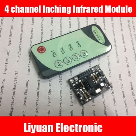 Pcs Channel Inching Infrared Module Button Remote Control IR Receiving Sensor Infrared