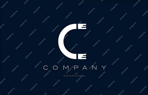 premium vector blue white c alphabet letter logo icon design suitable for a company or business