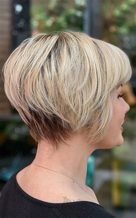 Short Tapered Bob Cut At Layla Nankervis Blog