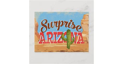 Surprise Arizona Vintage Travel Postcard Zazzle