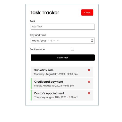 github tyleriscoding react task tracker react task tracker is a user