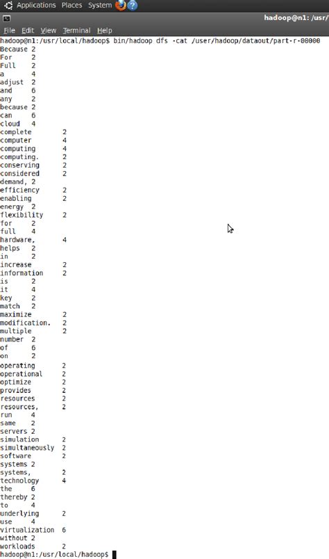 Screenshot Of Output Of Wordcount Map Reduce Job Namenode Web Interface Download Scientific