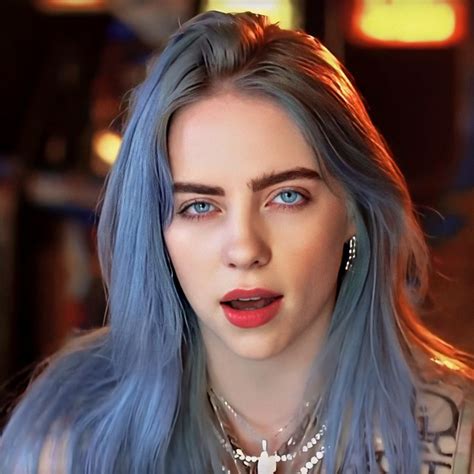 Hills Billie Eilish Billie Blue Hair