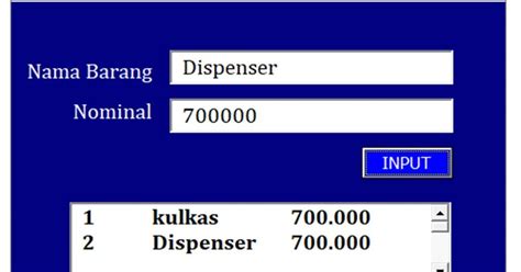 Belajar Vba Excel Membuat Userform Input Sederhana Excel Vba