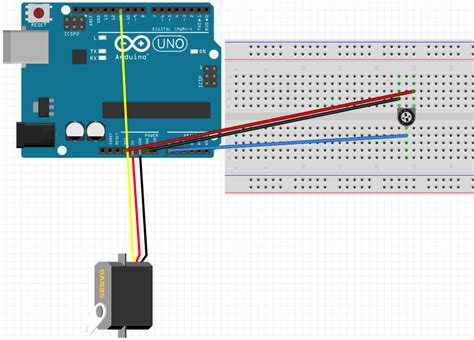 Arduino基础项目十一控制舵机转动 arduino电位器控制舵机 CSDN博客