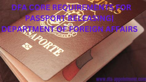 Dfa Passport Requirements For Adults Department Of Foreign Affair
