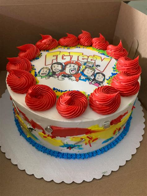 Cakes By Mary 🔺🟡🔻🎮 Fgteev Cake 🎮🔺🟡🔻